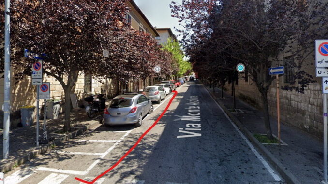 Viterbo, nuovi stalli di sosta per i ciclomotori in via Monte Asolone